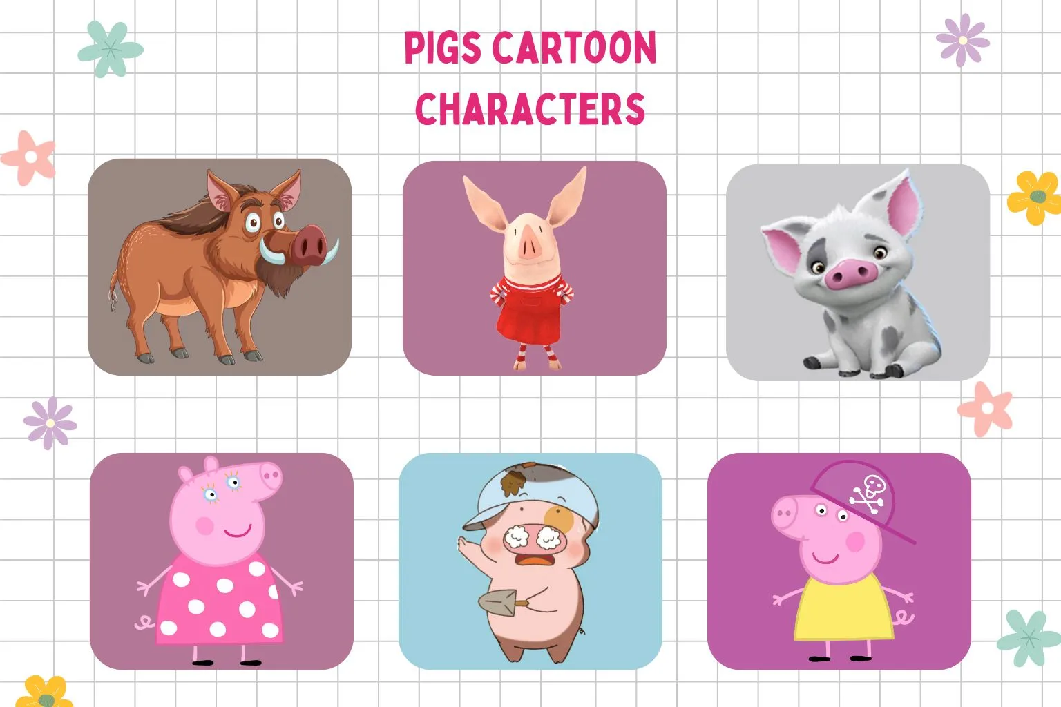 35+ Famous Pig Cartoon Characters Of All Time - Stripes Blog